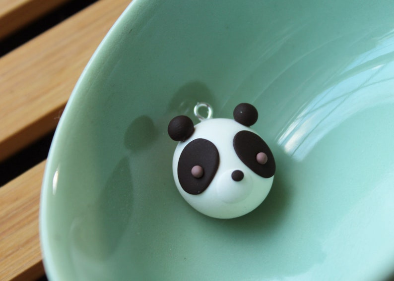 Polymer Clay Animal Bun Charms - Etsy