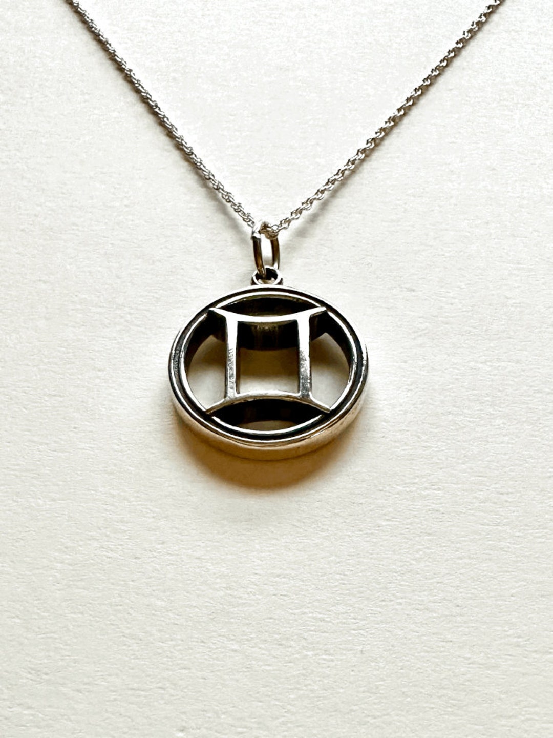 Gemini Necklace Gemini Pendant Gemini Zodiac Necklace Gemini Zodiac ...