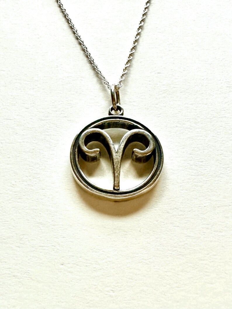 Aries Necklace Aries Zodiac Birthday Gift Aries Zodiac Sign Necklace ...