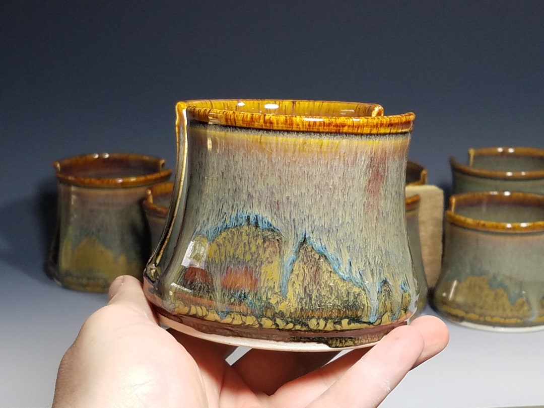 Hand Thrown Pottery Kitchen Sponge Holder, Kitchen Sink Ceramic Sponge ...