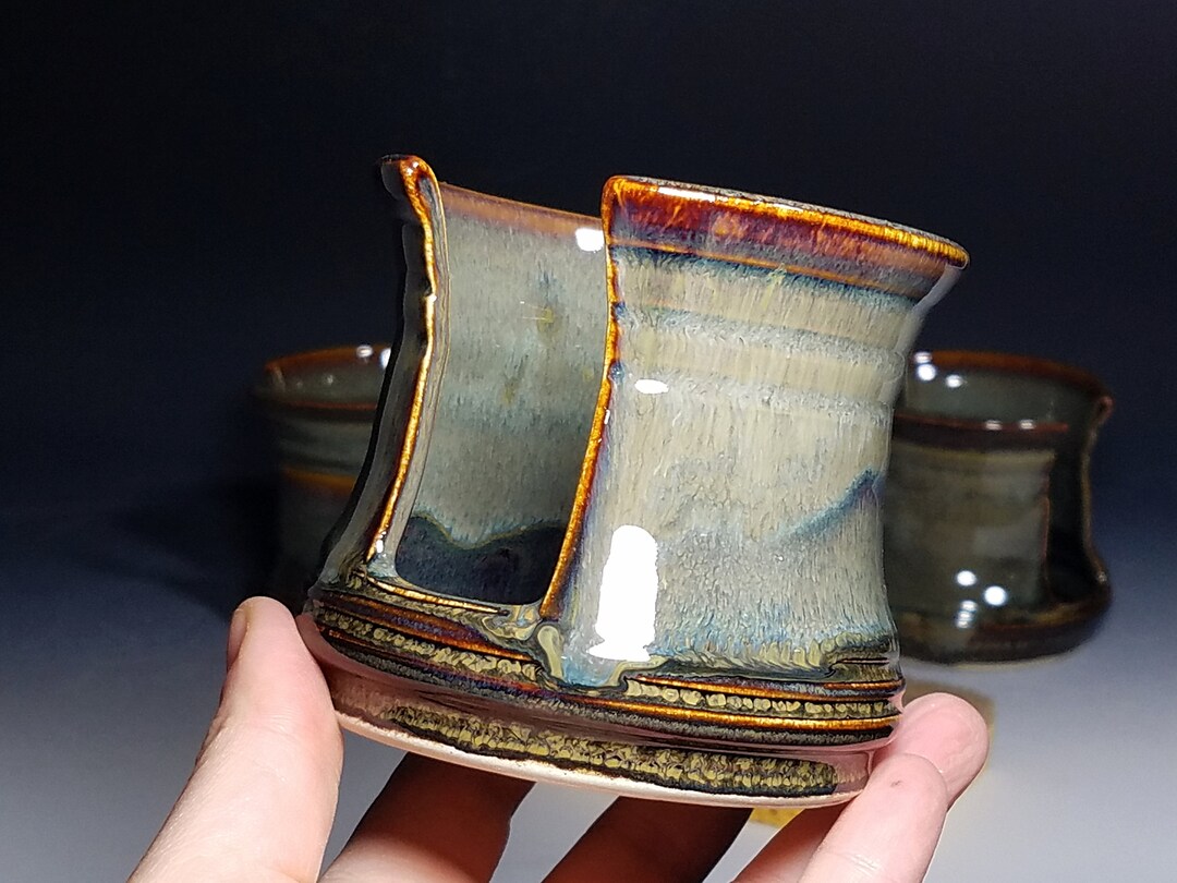 Hand Thrown Pottery Sponge Holder Kitchen Sink Ceramic Sponge - Etsy