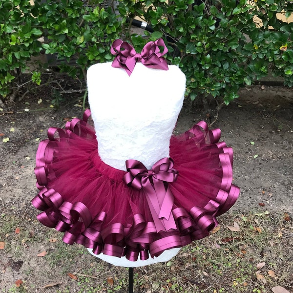 Maroon Tutu - Etsy
