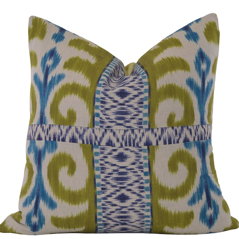 Ikat Pattern Pillow - Etsy