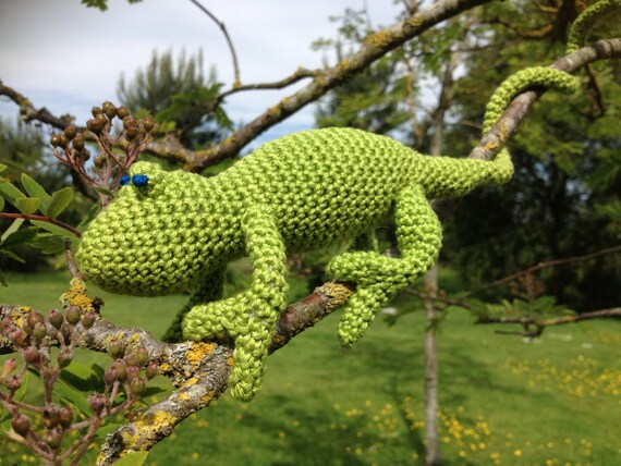 Items similar to CHAMELEON STEW handmade crochet amigurumi toy from ...