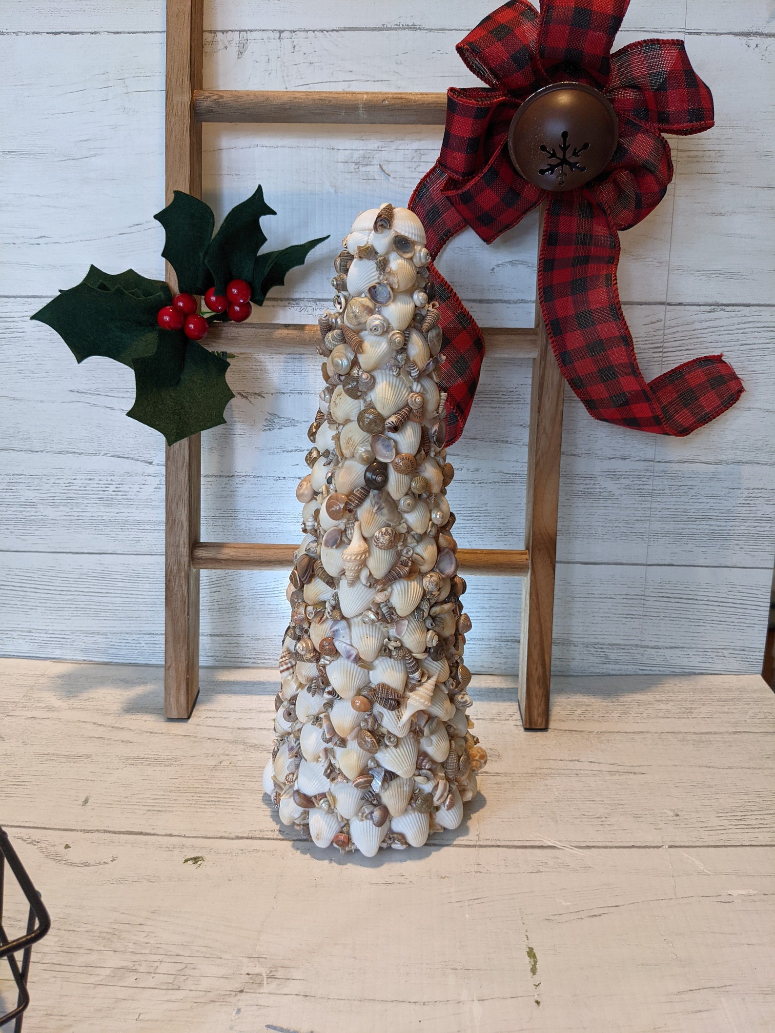 Handmade Seashell Tree Rustic Coastal Tree Coastal Tree | Etsy