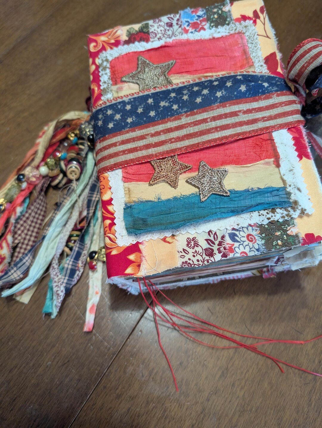 Vintage Junk Journal /handmade Junk Journal /vintage Patriotic Junk ...