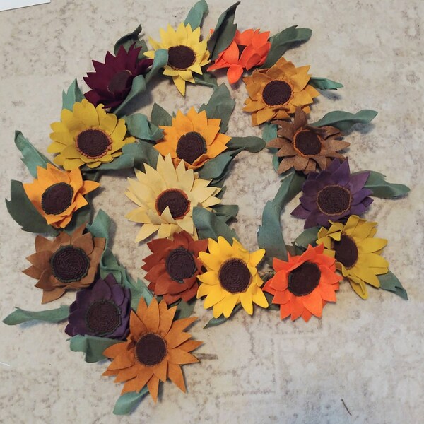Sunflower Garland - Etsy