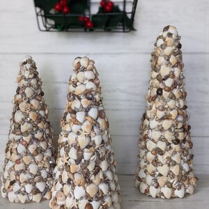 Handmade Seashell Tree Rustic Coastal Tree Coastal Tree Coastal Holiday ...