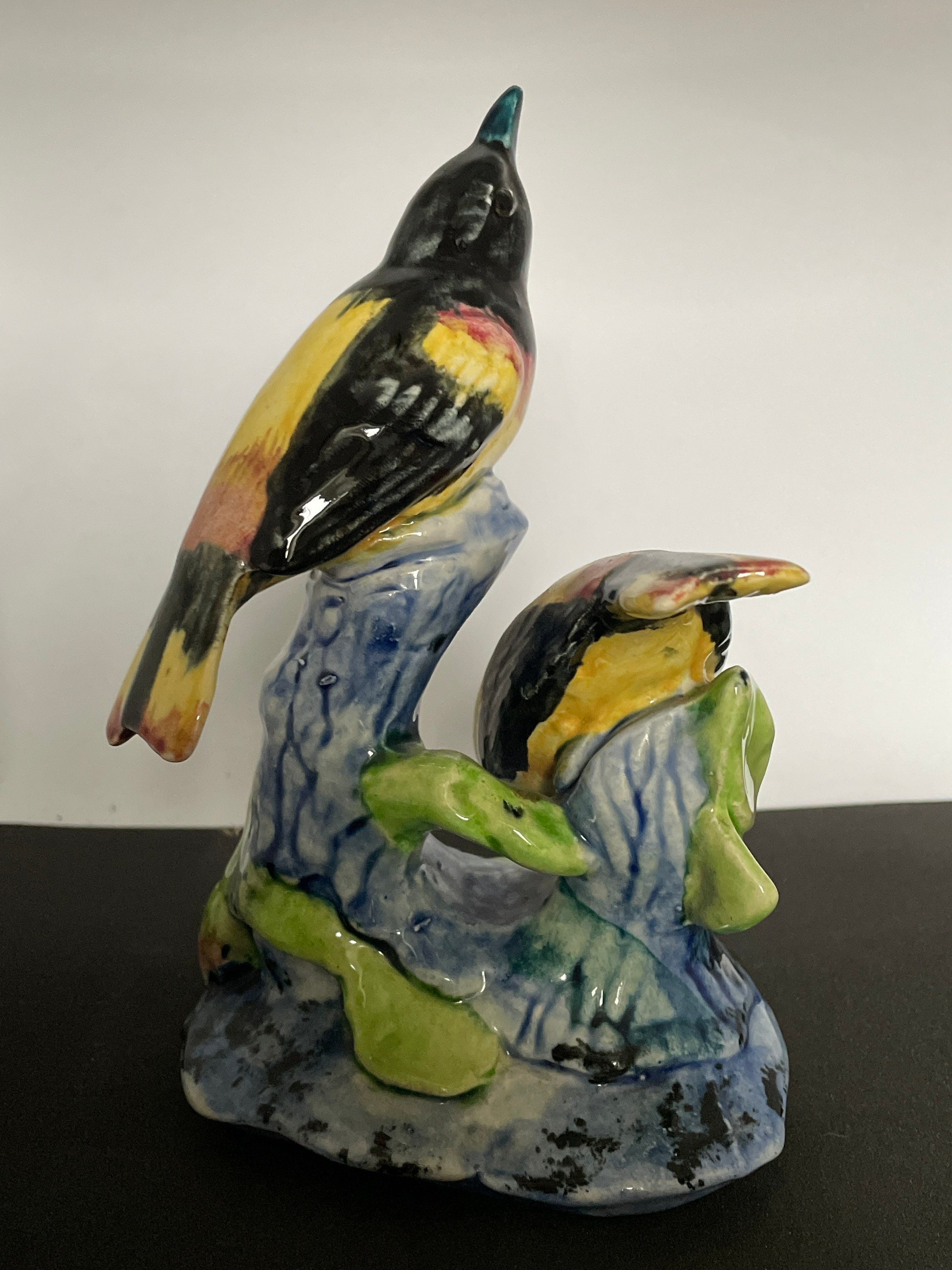 Stangl Pottery Bird Stangl Double Orioles Ceramic Bird Bird Statue - Etsy