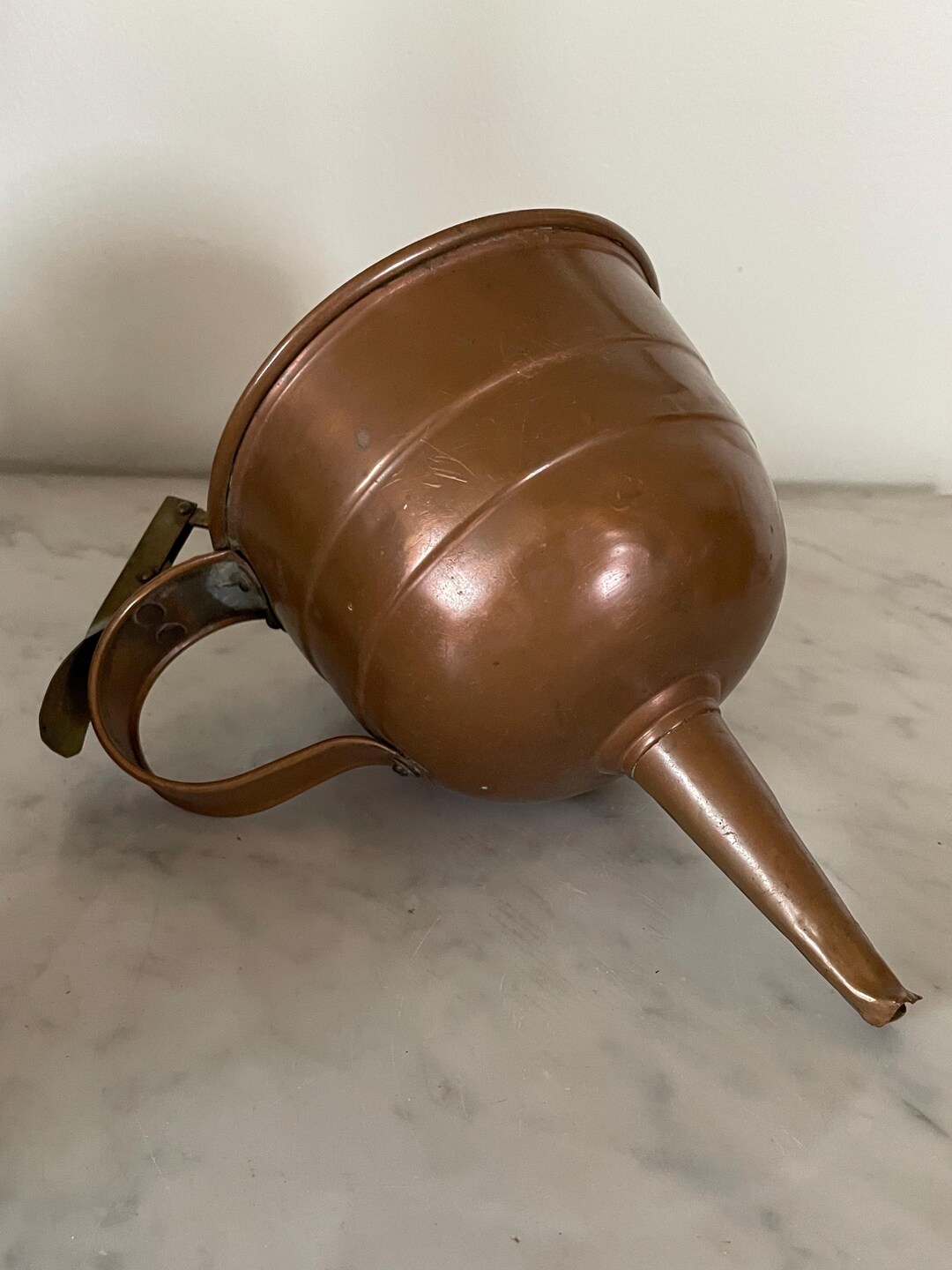 Antique Copper Funnel - Etsy