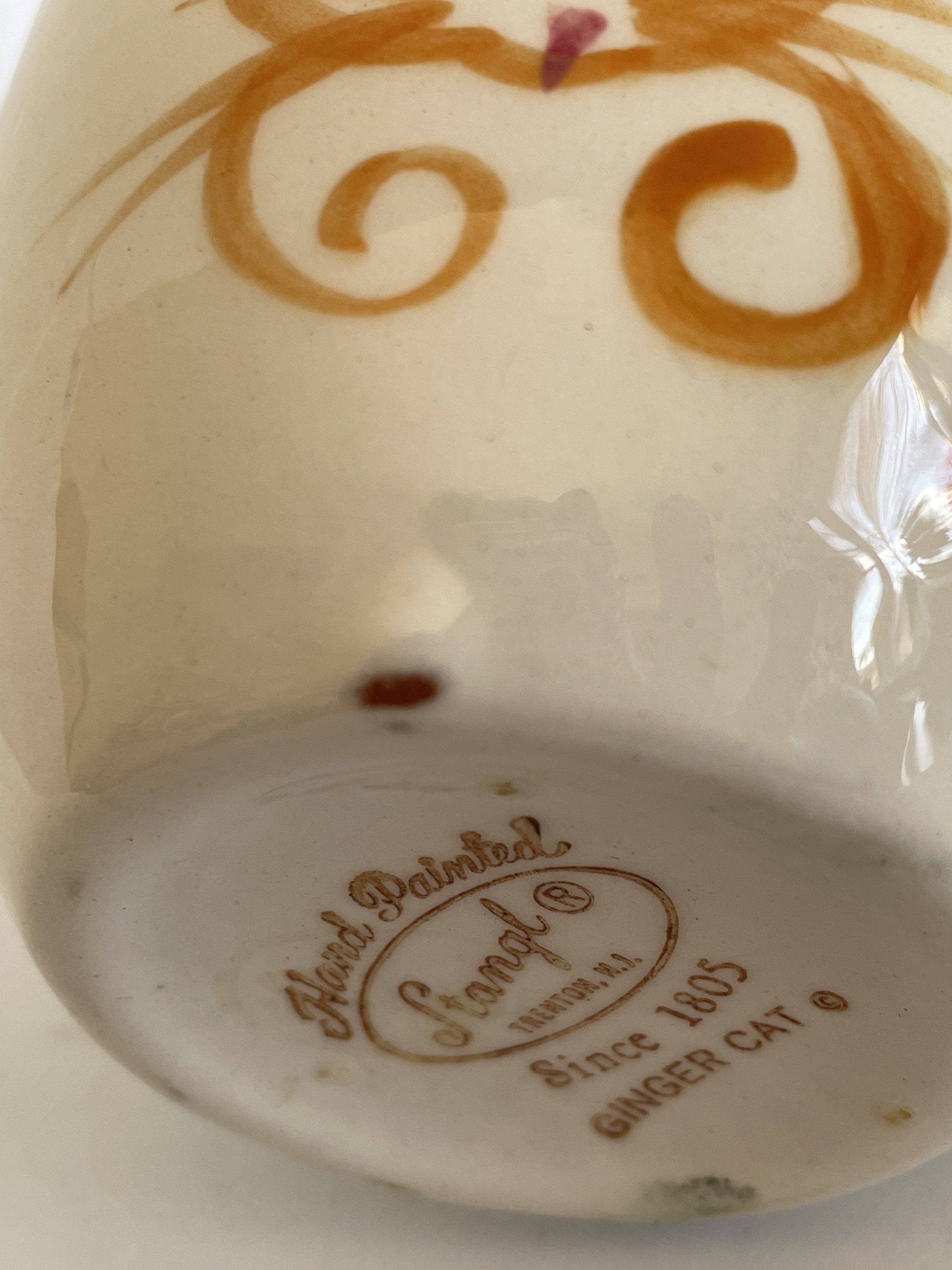 Stangl Pottery Kiddieware Cup Ginger Cat - Etsy