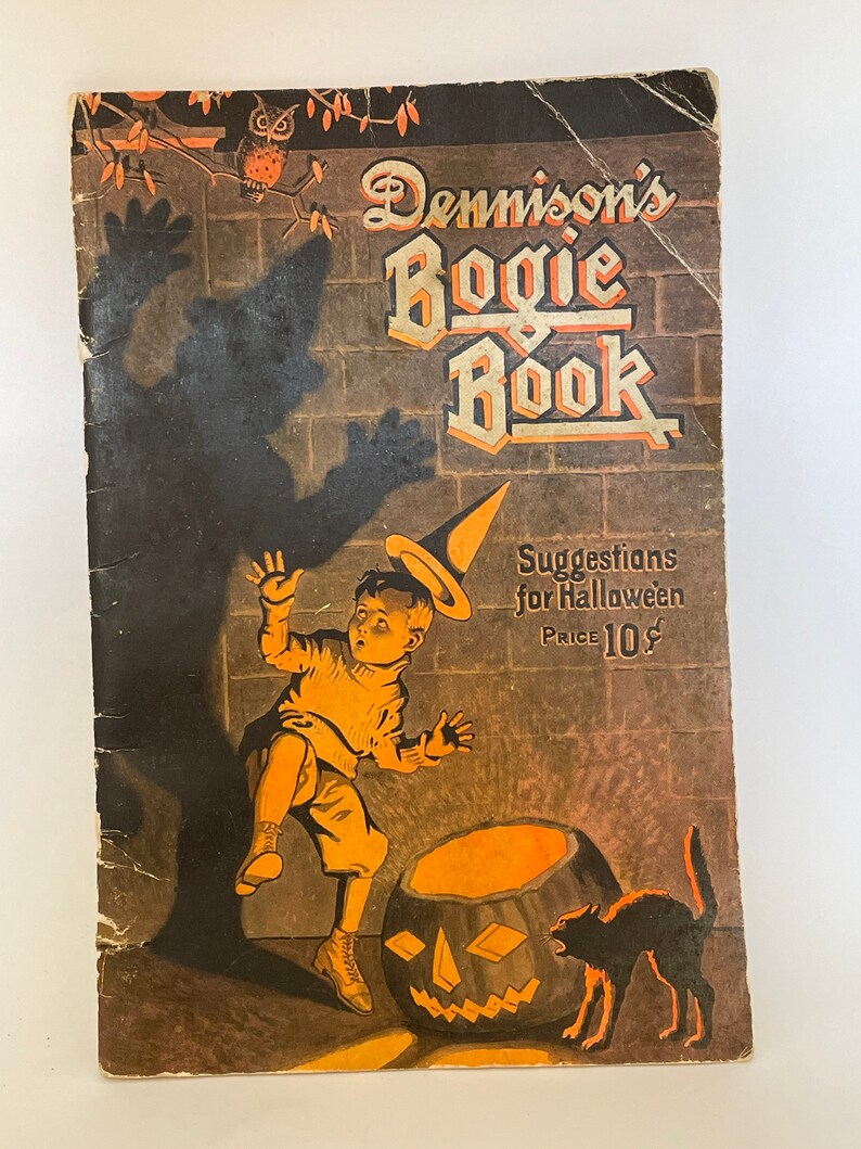 Vintage Halloween Dennisons Bogie Book Suggestions for - Etsy