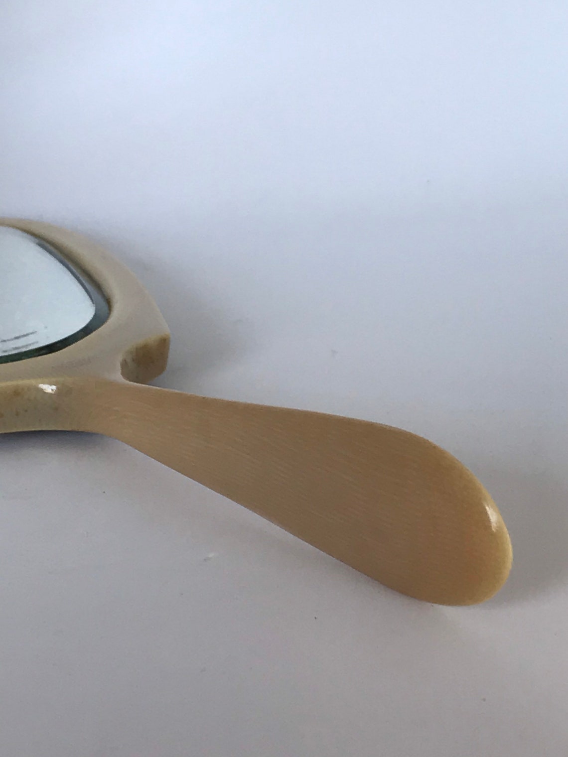 Vintage Hand Mirror 1920s Dupont Pyralin Labelle Ivory Hand | Etsy