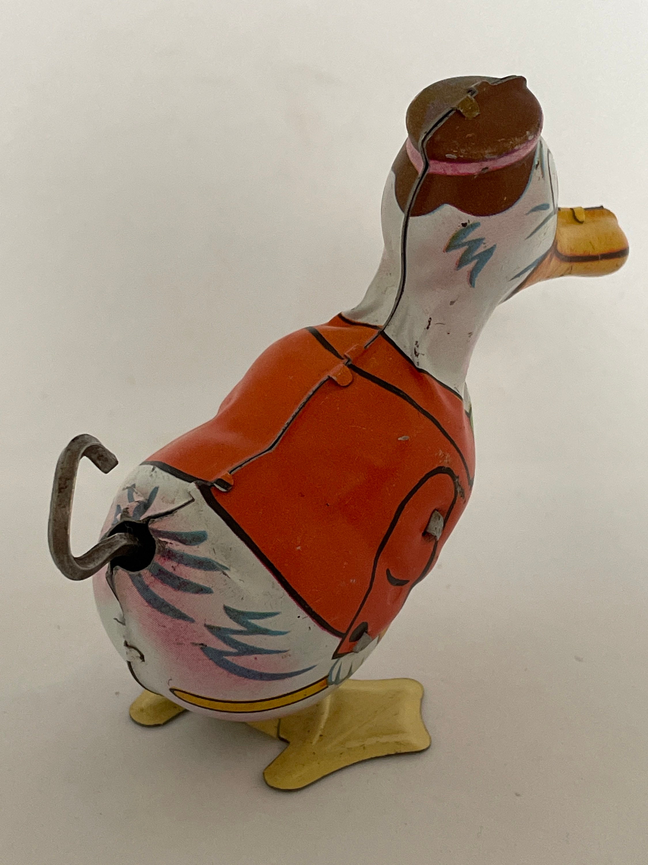 Vintage J. Chein Tin Litho Key Wind Duck - Etsy