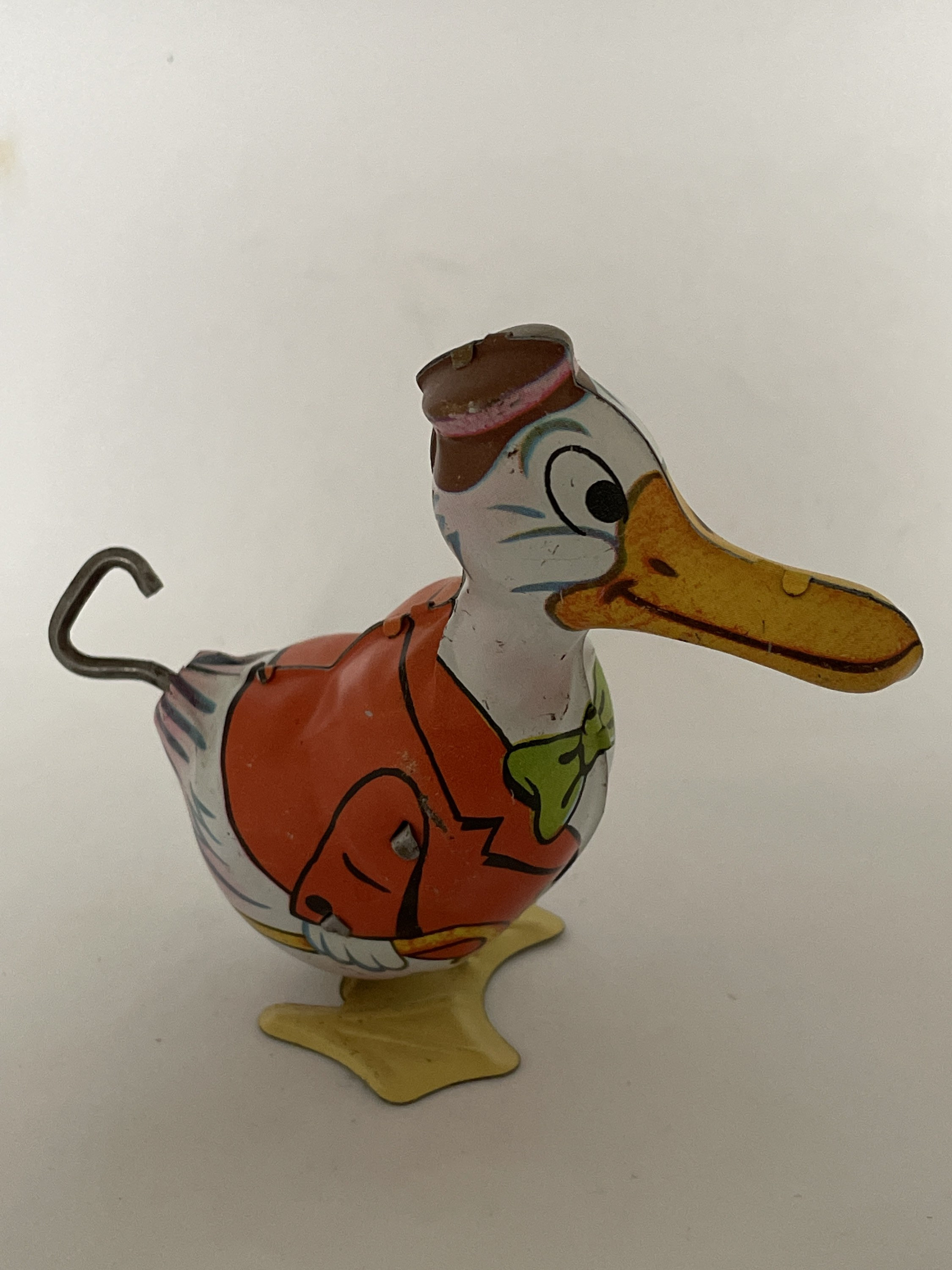 Vintage J. Chein Tin Litho Key Wind Duck - Etsy