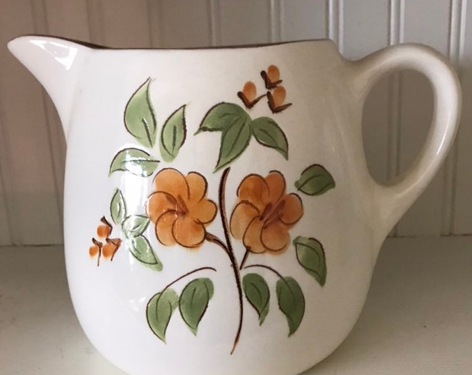 Stangl Pottery Pitcher Bittersweet Vintage American Pottery - Etsy