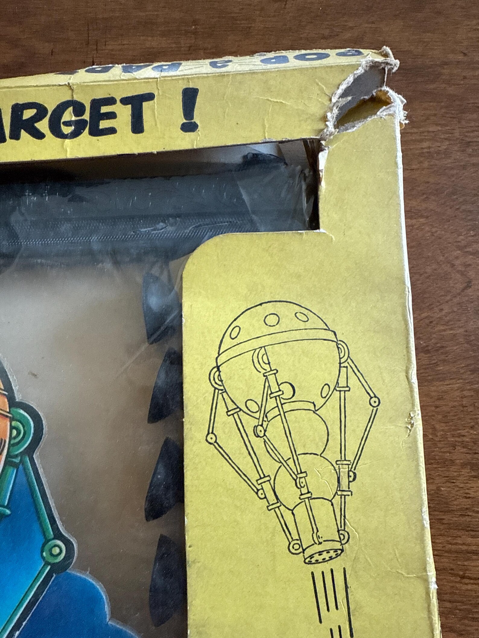 Vintage Outer Space Toy Target Game Pop a Part Satellite Target - Etsy