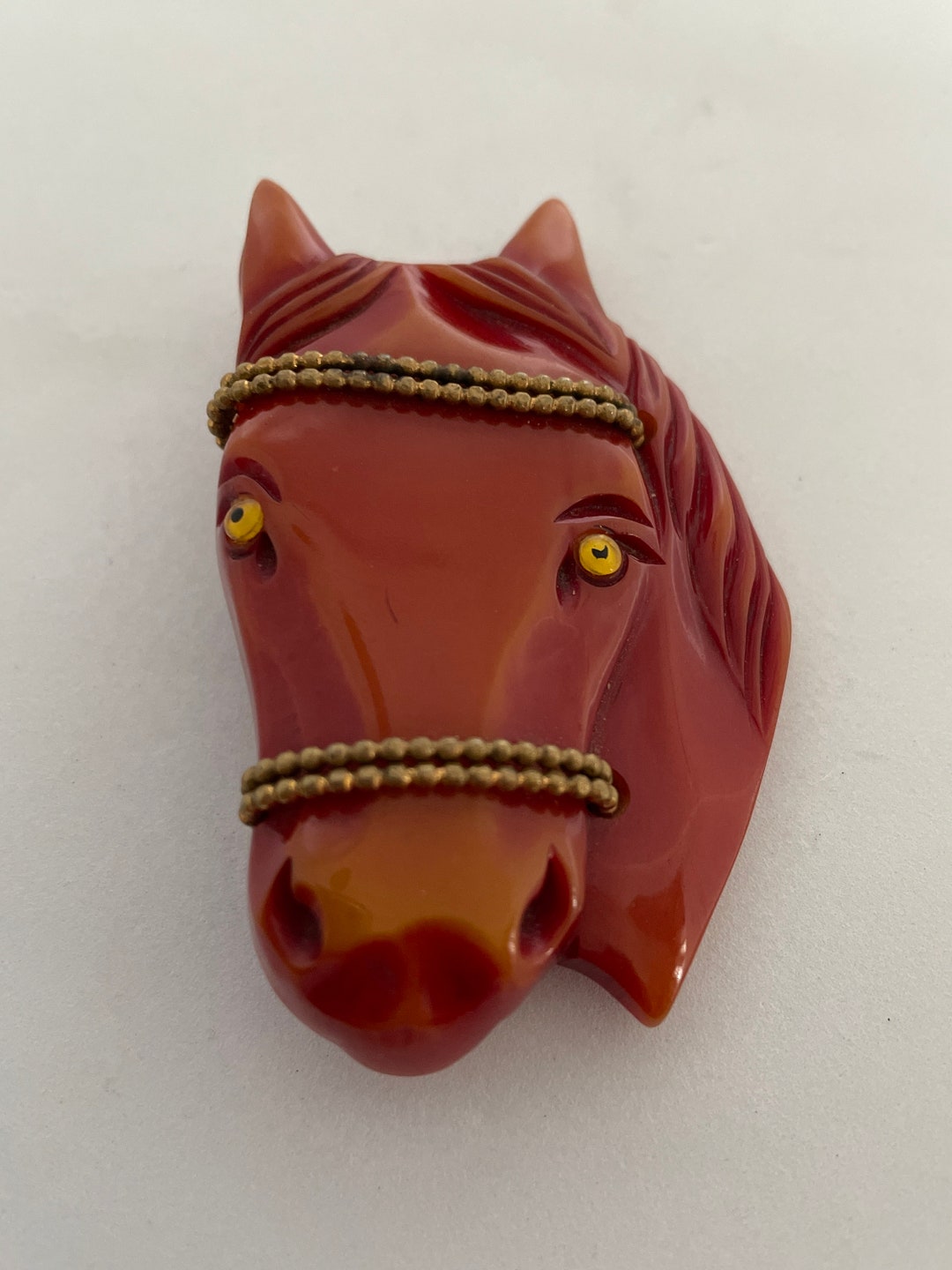 Vintage Bakelite Brooch Bakelite Horse Brooch - Etsy