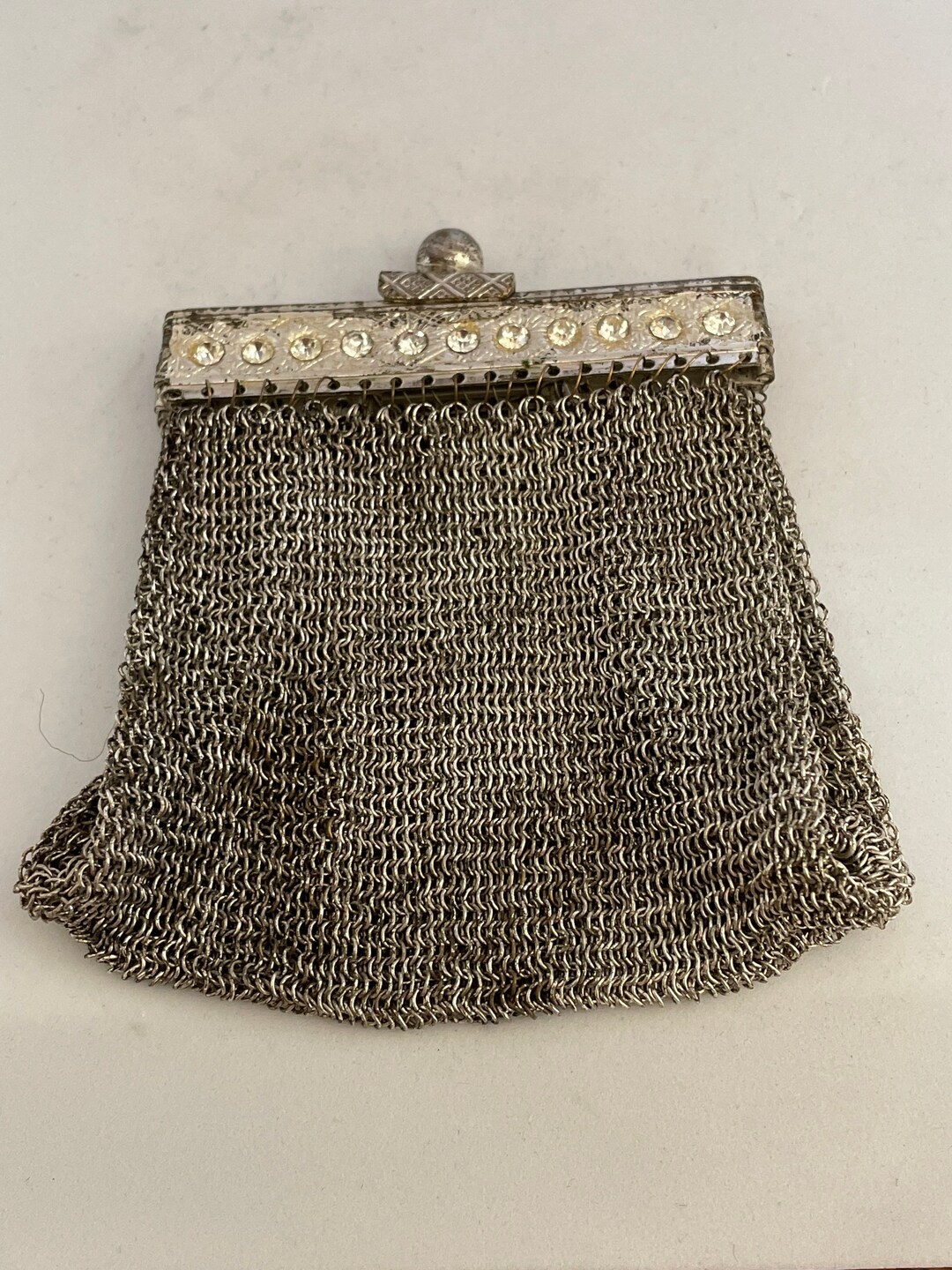 Vintage Silver Coin Purse - Etsy