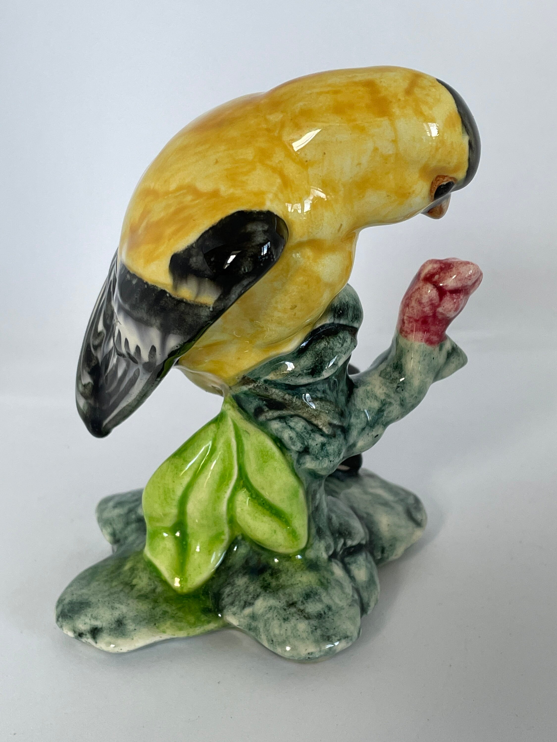 Stangl Bird Figurine Stangl Crested Goldfinch - Etsy