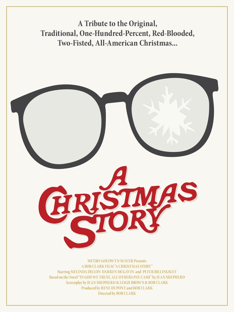 A Christmas Story Movie Poster | Etsy