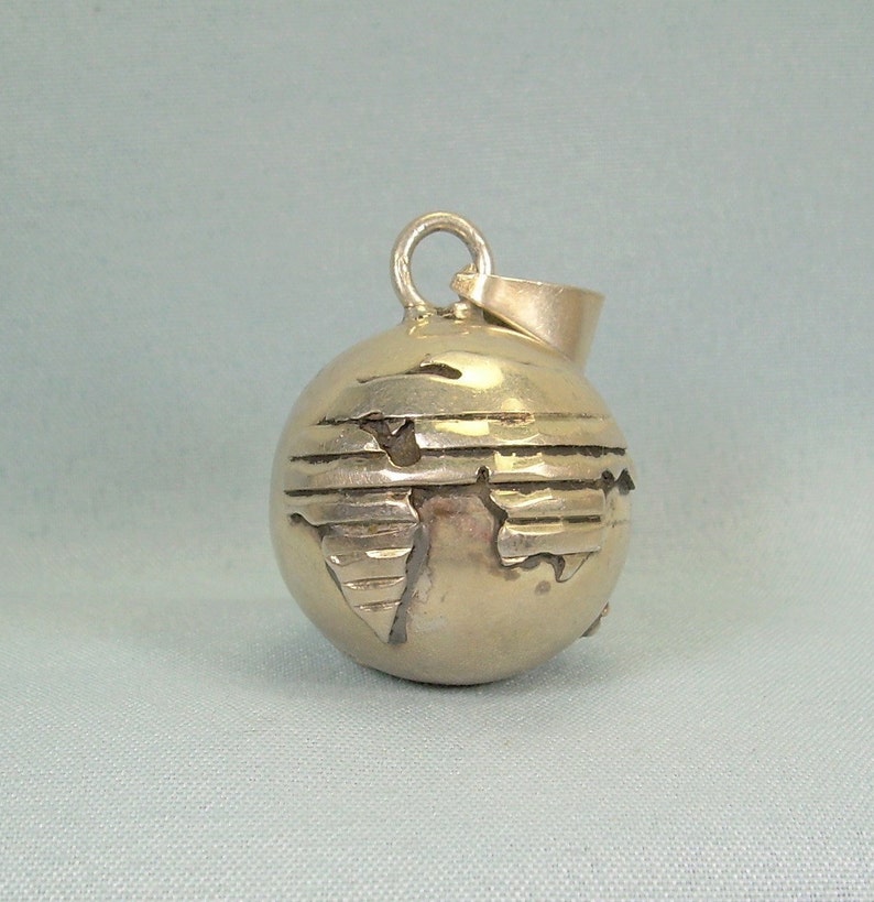 STERLING PEACE on EARTH Harmony Bell Pendant-vintage - Etsy