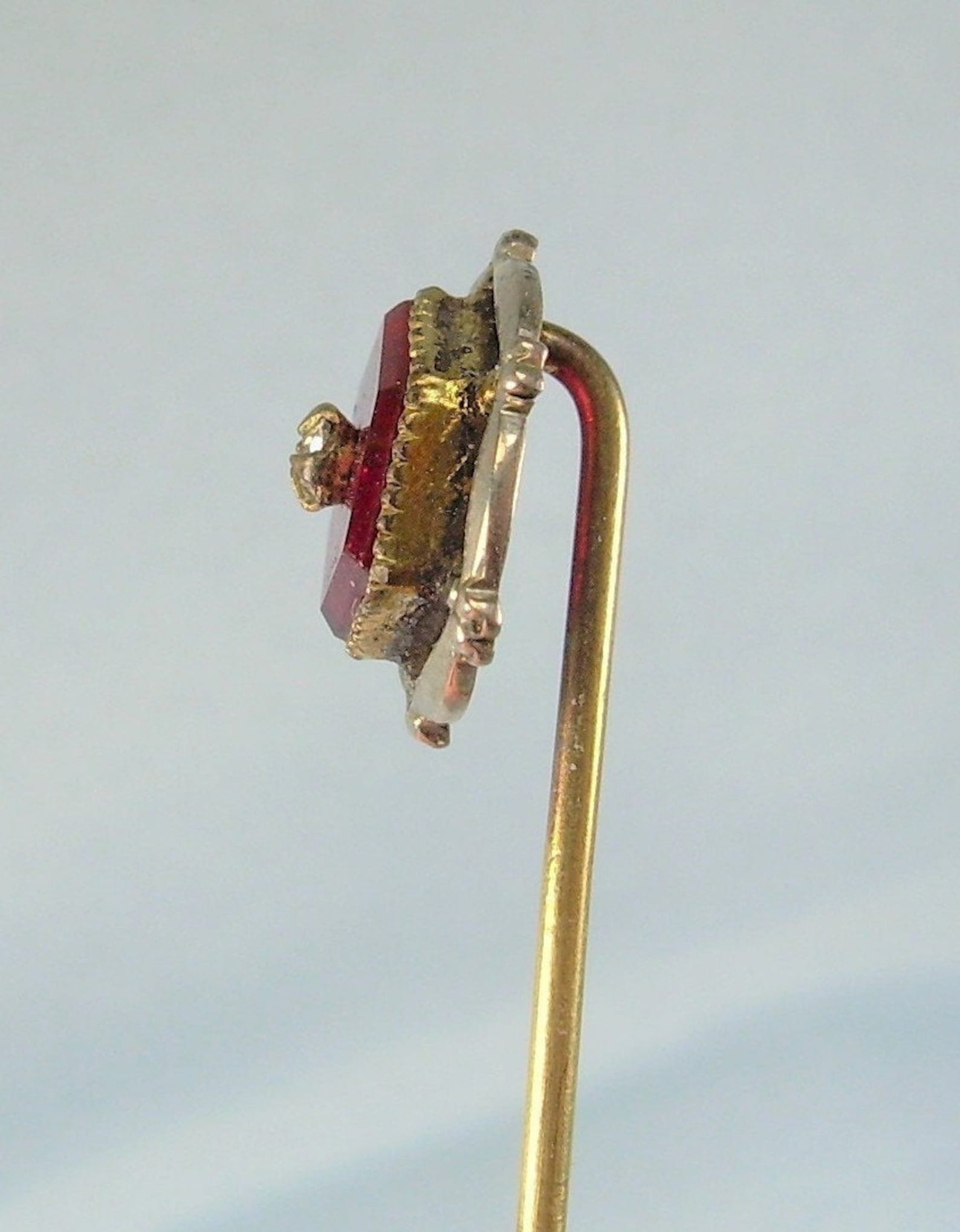 VICTORIAN Stick Pin Brooch-vintage Antique Gold-jacques | Etsy