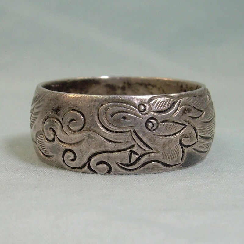 Chinese Dragon Ring - Etsy