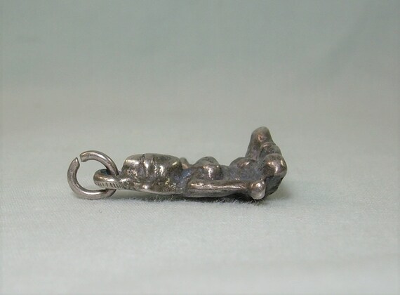 STERLING HINDU GODDESS Lakshmi Charm Pendant-Vintage … - Gem