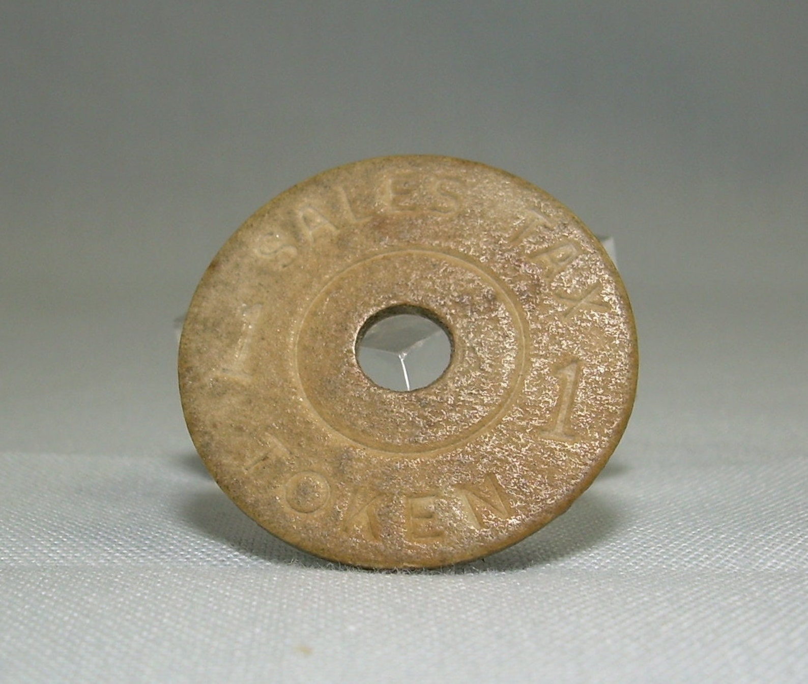 ANTIQUE TAX TOKEN Coin-vintage Cardboard-alabama State Dept-department ...