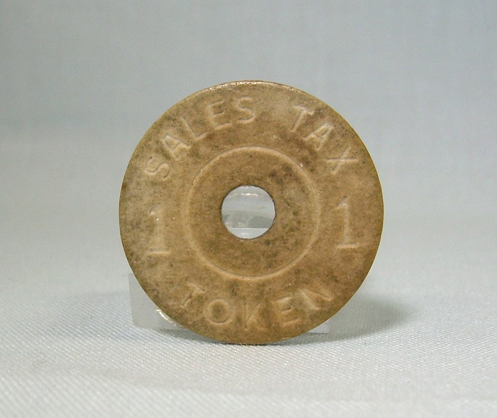 ANTIQUE TAX TOKEN Coin-vintage Cardboard-alabama State Dept-department ...