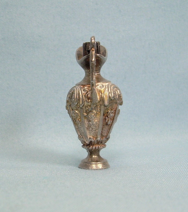 STERLING MINI PITCHER Perfume Bottle Pendant Charm-vintage | Etsy