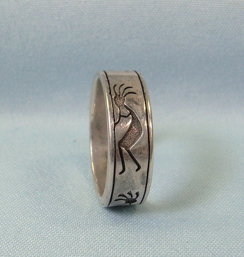 STERLING KOKOPELLI Ring Size 5-Vintage 925 Silver-Southwest | Etsy