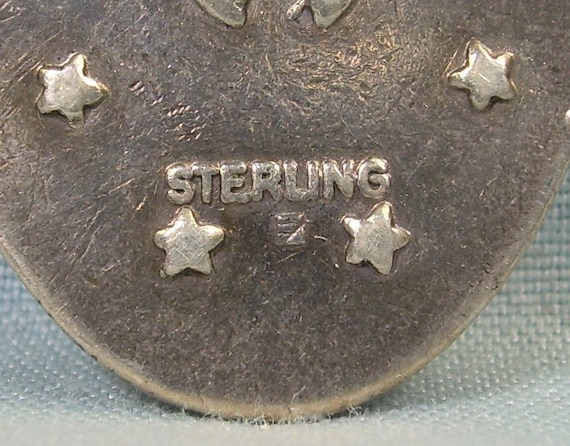 1-3/8" STERLING MARY 1830 Immaculate Pendant-Vintage … - Gem