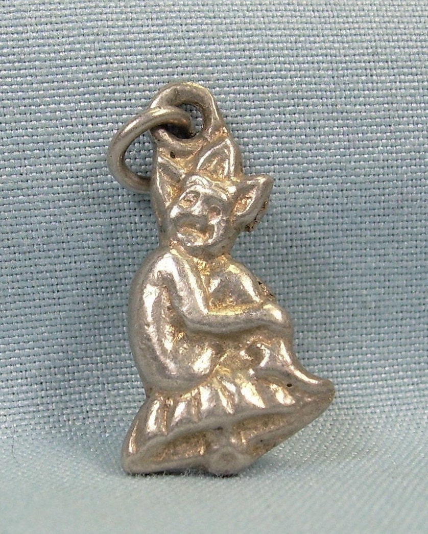 STERLING CORNISH PIXIE Charm Pendant-vintage 925 Silver-little - Etsy Hong Kong