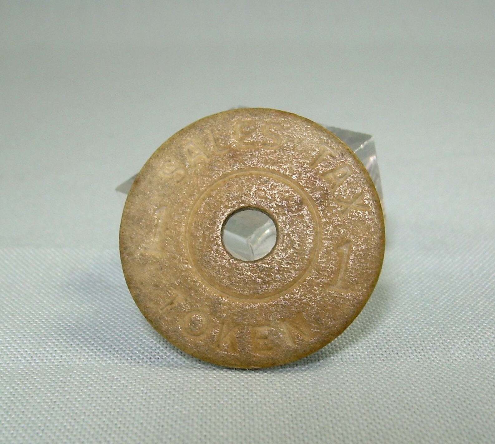 ANTIQUE TAX TOKEN Coin-vintage Cardboard-alabama State Dept-department ...