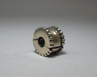 STERLING Pandora-790311cz-clear Oval Lights Color CZ Crystals-european ...