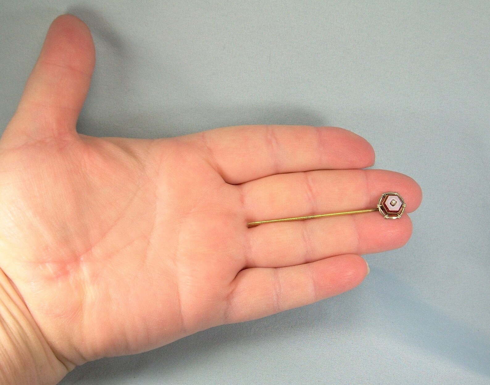 VICTORIAN Stick Pin Brooch-vintage Antique Gold-jacques | Etsy