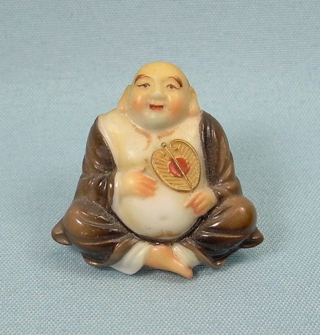 JAPANESE TOSHIKANE IMMORTAL Tack Pin & Backing-antique Vintage Hand ...