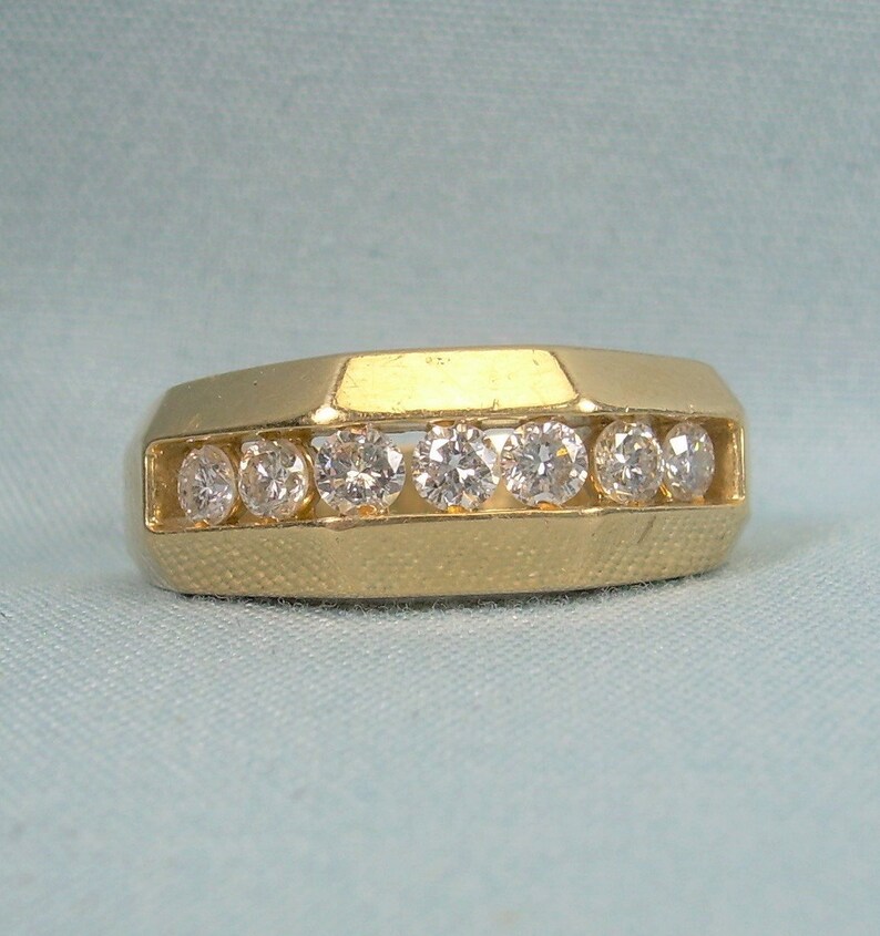 6.2g 14K GERMAN DIAMOND Ring Sz 8-vintage Deco Antique-14kt | Etsy