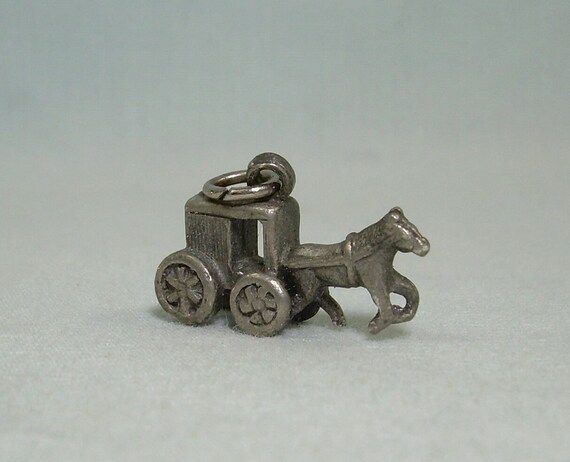 PEWTER CARRIAGE HEX Flower Star Wheels Charm Pendant-… - Gem