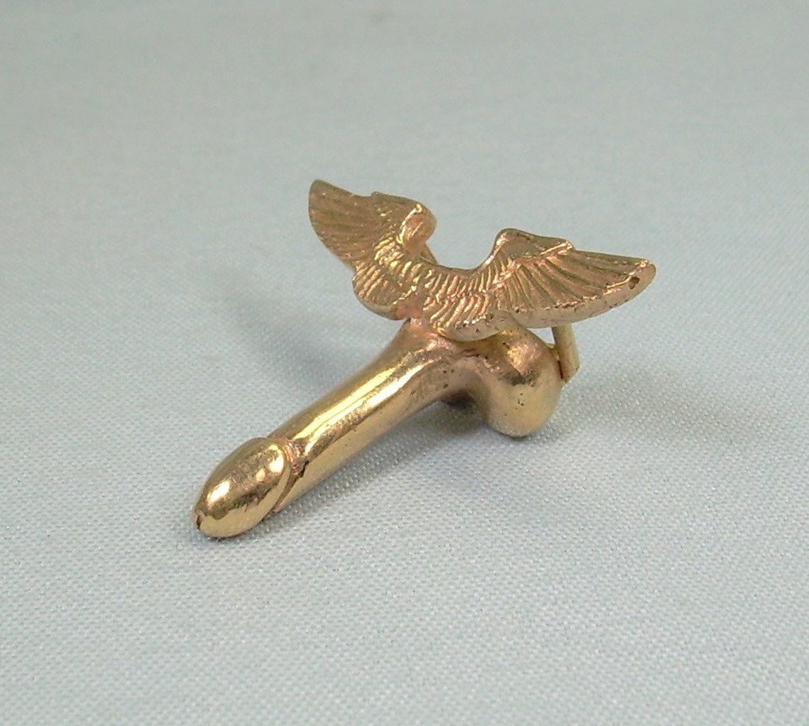 RARE 6.9g 14K WINGED PENIS Slide Pendant Charm-vintage 585 Au | Etsy