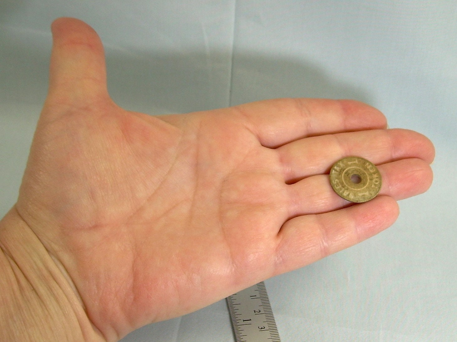 ANTIQUE TAX TOKEN Coin-vintage Cardboard-alabama State Dept-department ...
