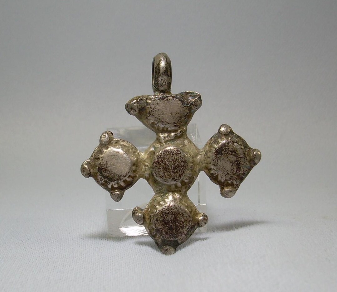 STERLING CROSS Pendant-vintage Hand Crafted 925 Silver-christian ...