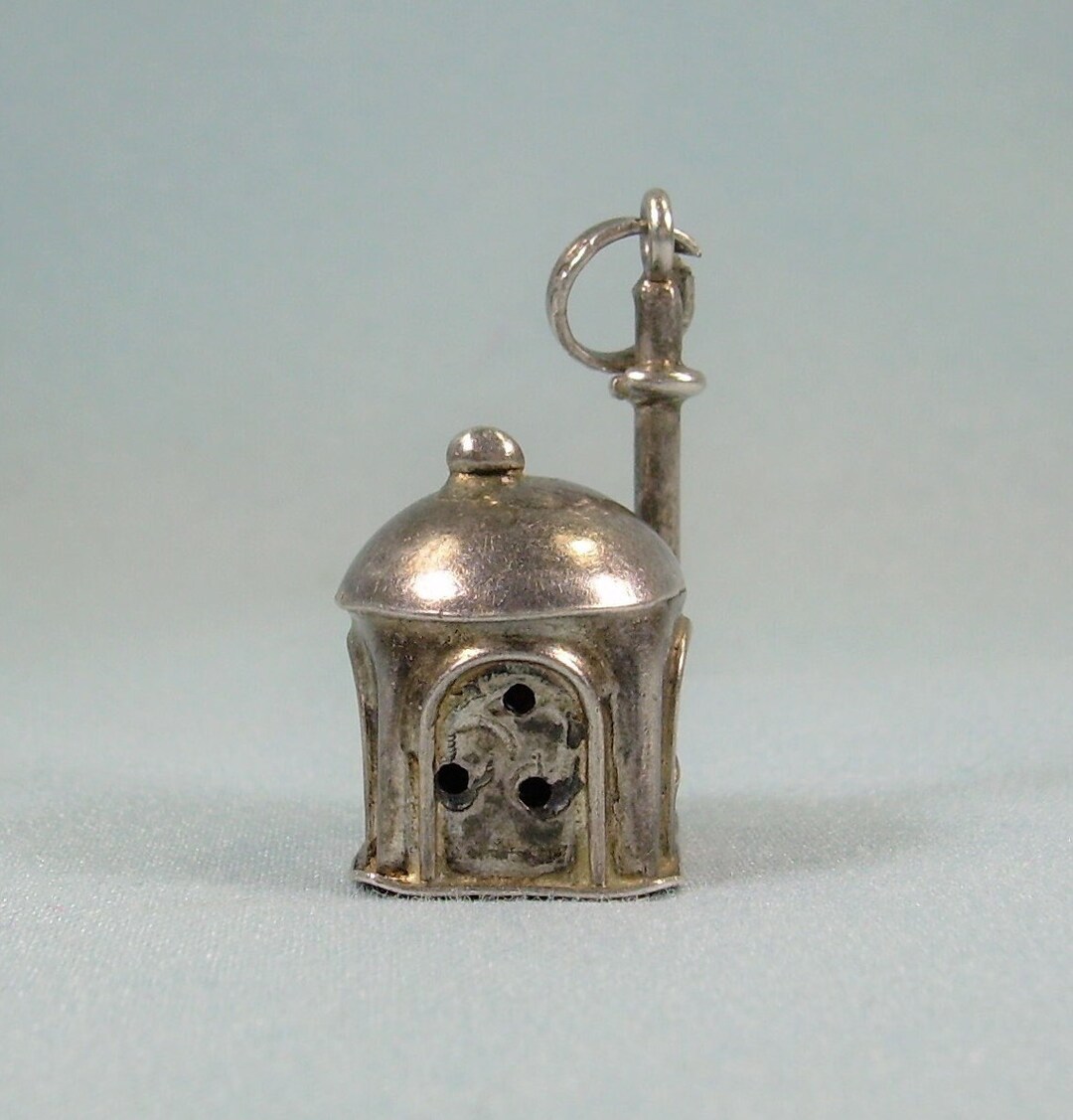 STERLING MOSQUE Pendant Charm-vintage 925 Silver-turkish Religious ...