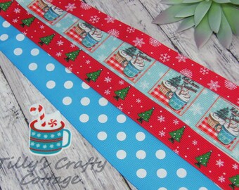Christmas Ribbon Aqua - Etsy