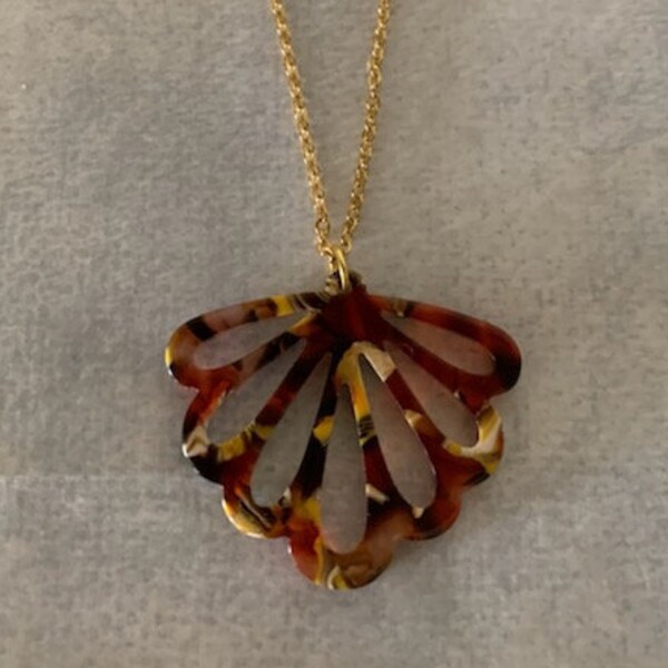 Rust Color Necklace - Etsy