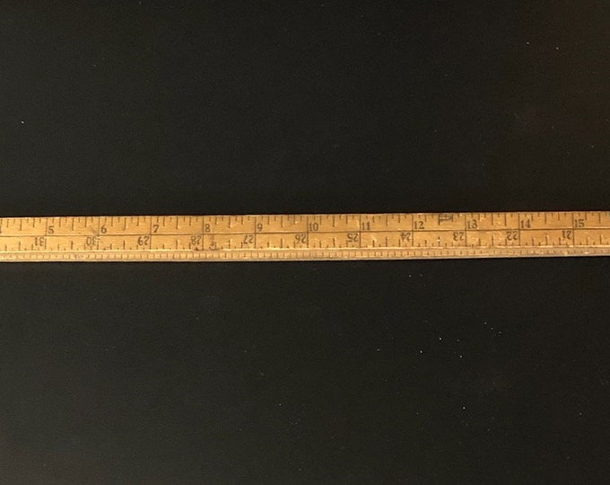 Vintage Sliding Yardstick, Yardstick, Advertising Yardstick, Wood ...