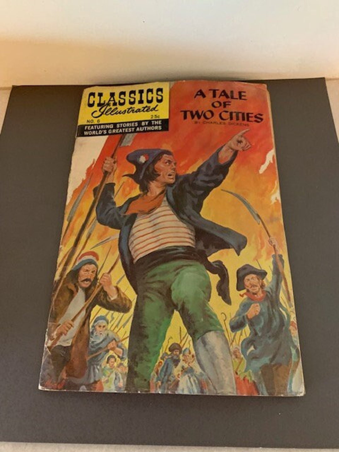 Vintage Classic Illustrated Comic Book, Comic Book, Old Comic Book ...