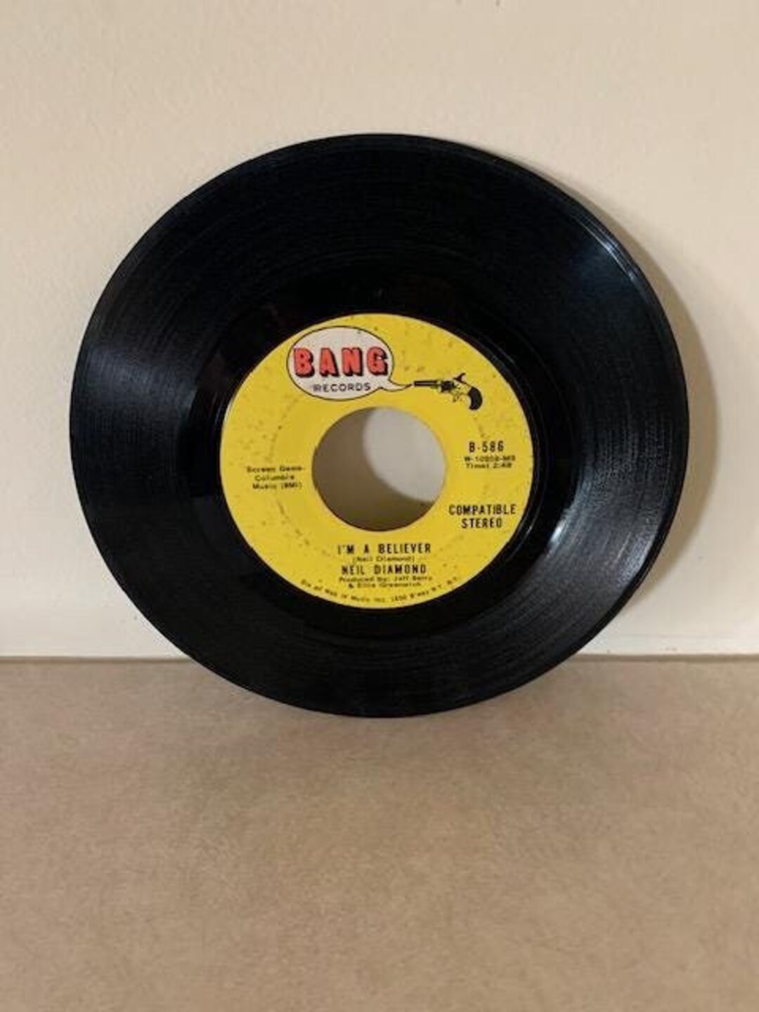 Vintage 45 Vinyl Record, 45 Records, 45 Vinyl, Vintage Records, Old ...
